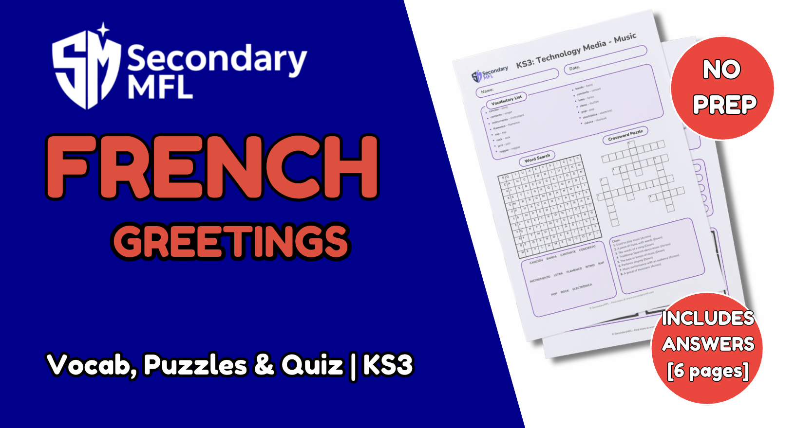 KS3 French Activity Pack: Greetings | SecondaryMFL